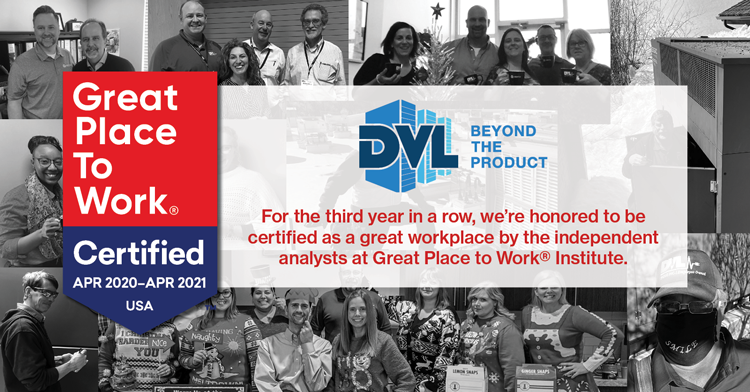 Three Years in a Row, DVL Receives GPTW Certification